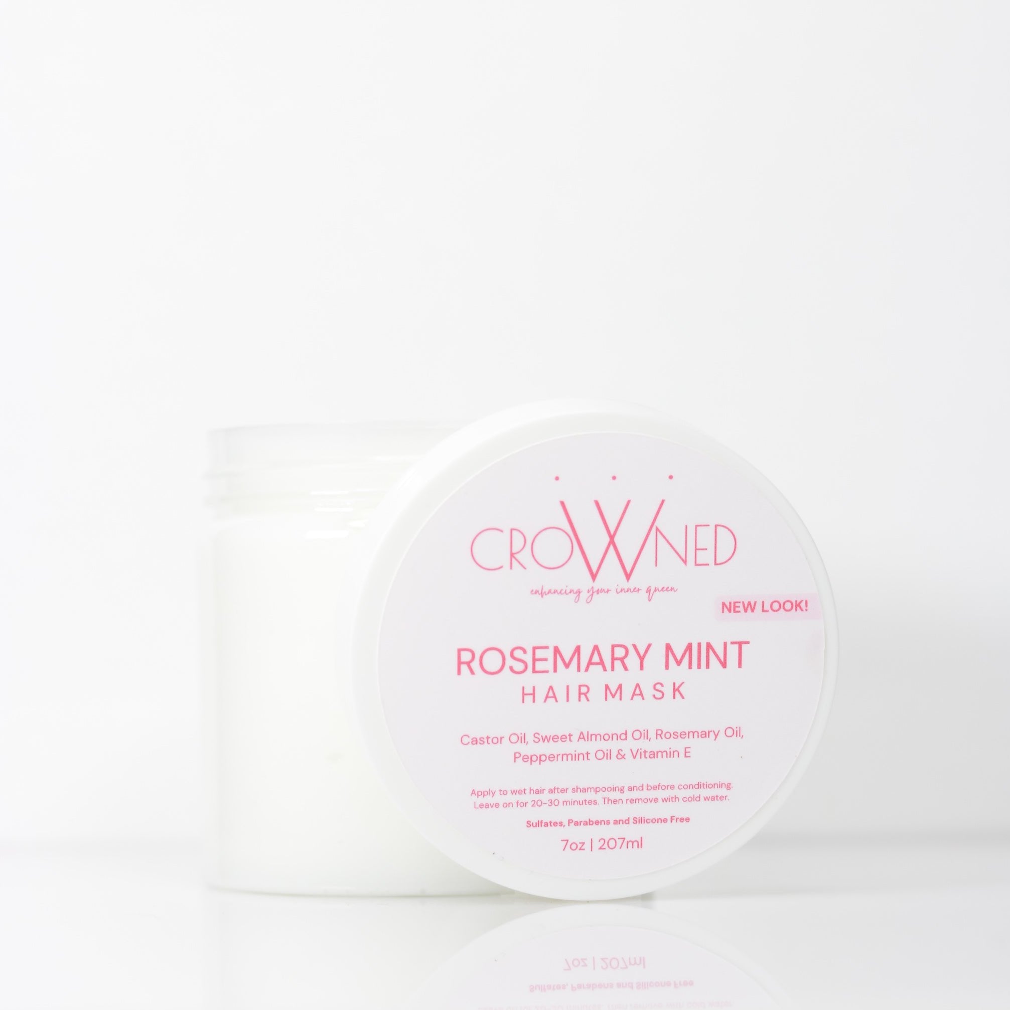 ROSEMARY MINT HAIR MASK – Crowned Organic Beauty
